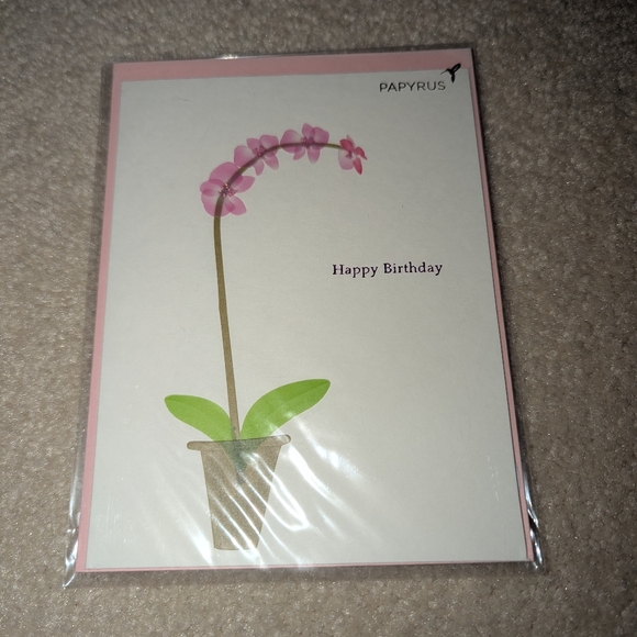 Papyrus | Design | Papyrus Pink Flower Birthday Card | Poshmark